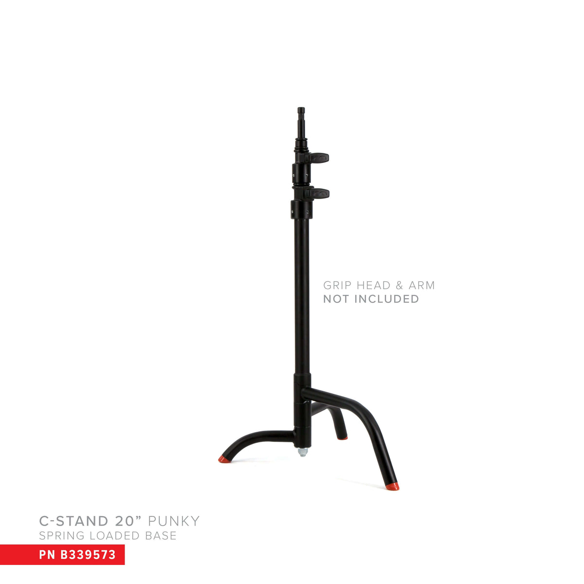 20" C-Stand - "Punky" w/Spring Loaded Base – msegrip